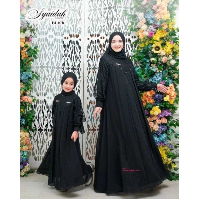 Jual Baju Gamis Muslim Couple INARA Model Baru Ibu dan Anak dengan ...