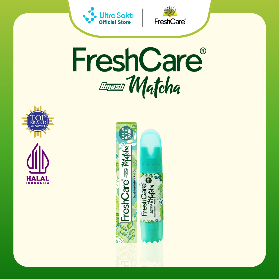 Jual FreshCare Smash Matcha - Double Inhaler + Kerokan + Roll On ...