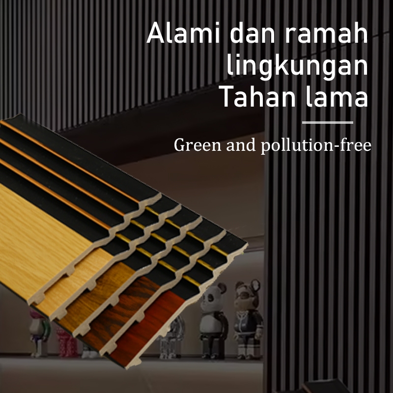 Jual WALL WPC WOOD PANEL WALLPANEL WPC PVC KAYU DINDING UKURAN 12 CM X ...