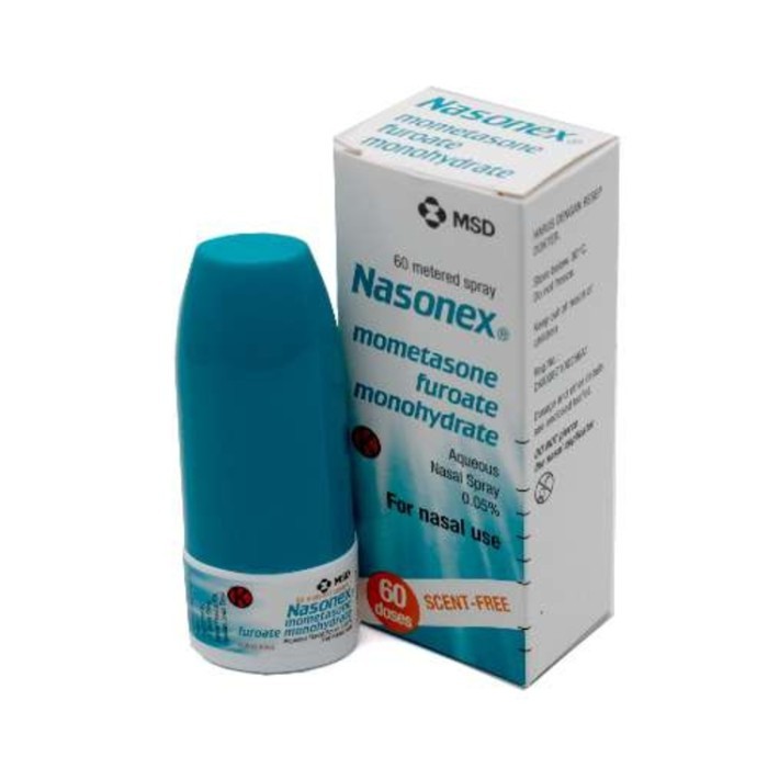 Jual NASONEX 0.05% 140 NASAL SPRAY BOX | Shopee Indonesia