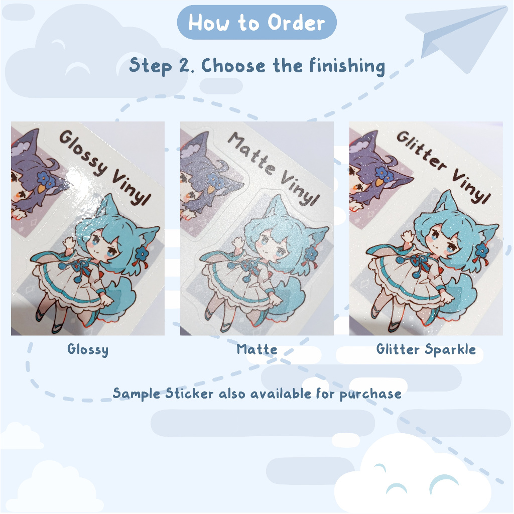 Jual Custom Die Cut Sticker Vinyl (Area Cetak 17x22cm) - Custom Print ...