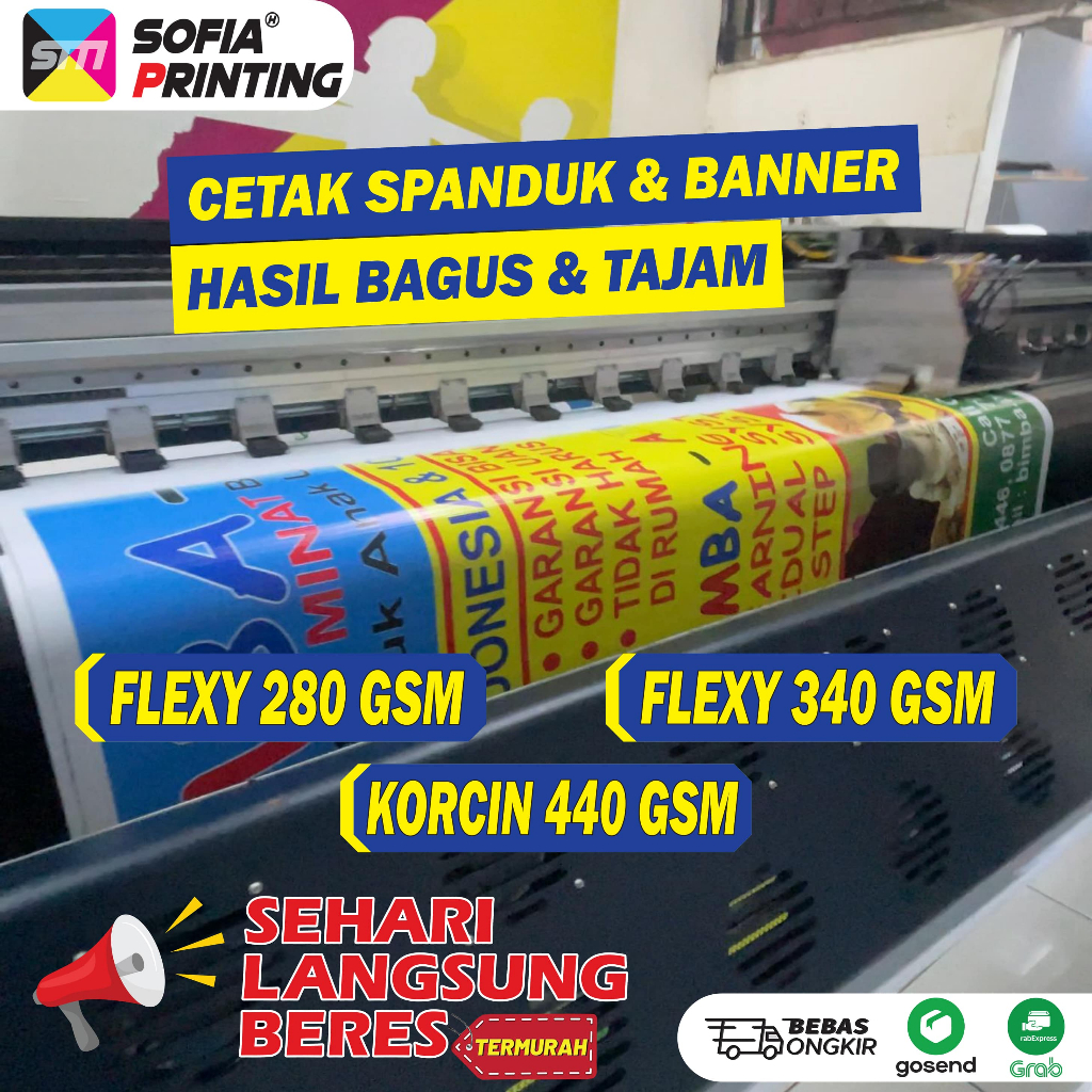 Jual Cetak Spanduk High Resolusi Murah dan Cepat | Print Banner Baliho Backdrop MMT Custom ...