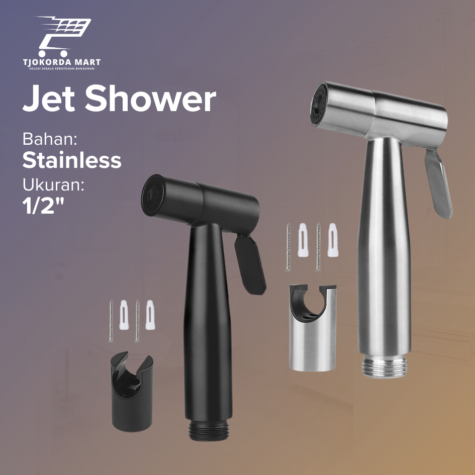 Jual Kepala Jet Shower stainless / Head Jet Shower Closet stainless ...