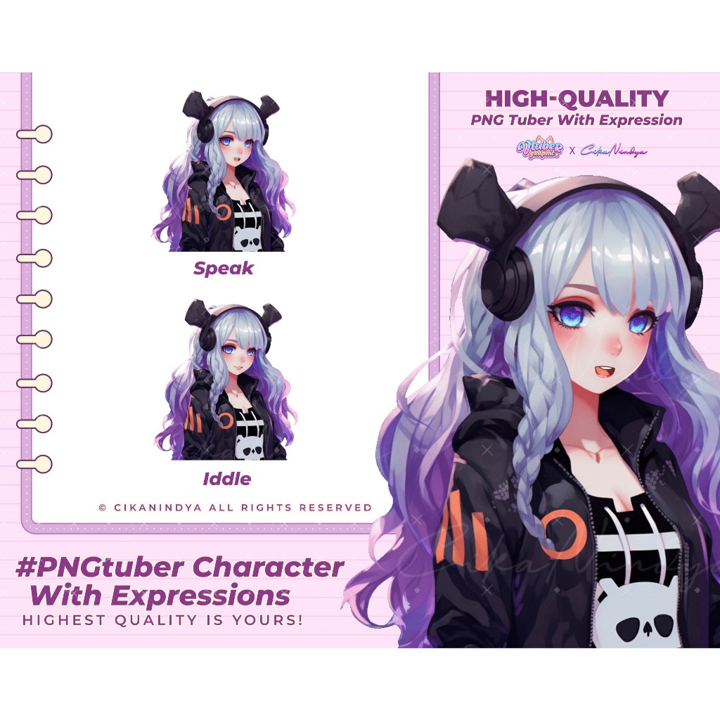 Jual Jadikan Streaming Anda Lebih Hidup dengan PNG Tuber Unik, Avatar ...