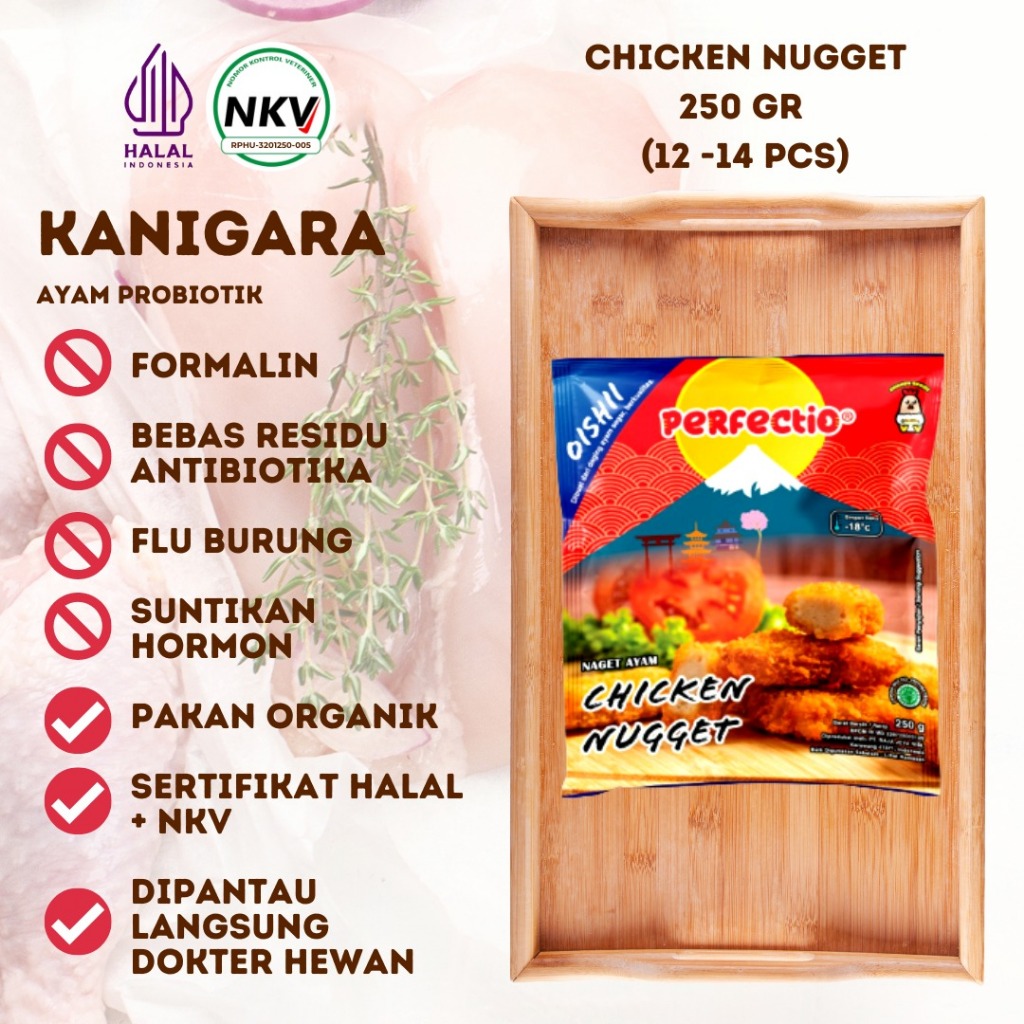 Jual PERFECTIO FROZEN FOOD CHICKEN NUGGET HALAL 250 GR | Shopee Indonesia