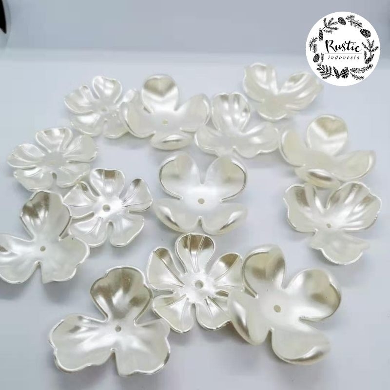 Jual Kelopak Bunga Mutiara Plastik CLOVER POLOS BELUM DIHIAS 1 biji ...