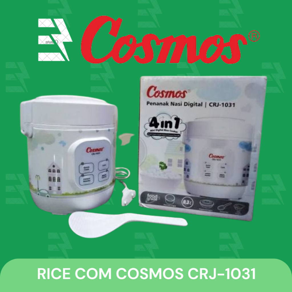 Jual RICE COM COSMOS CRJ-1031 /Cosmos CRJ-1031 Digital Rice Cooker 0.3 ...