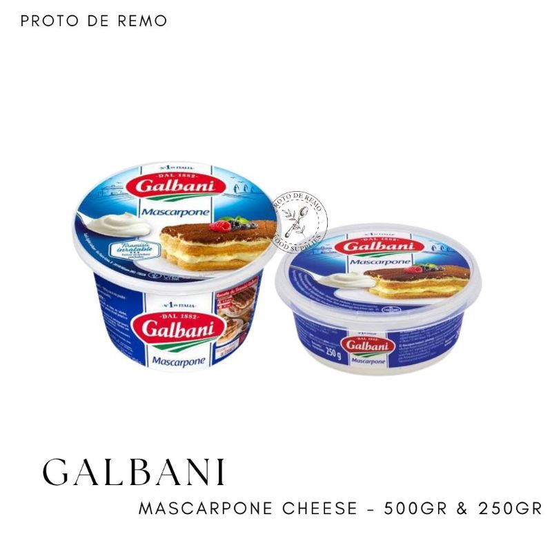Jual Galbani Mascarpone Cheese Imported Italy - 500gr & 250gr | Shopee ...
