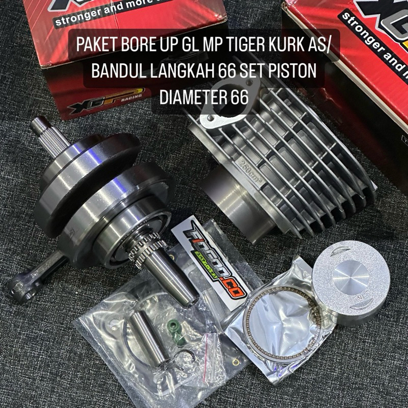 Jual PAKET BORE UP 230CC/250CC GL MP TIGER PAKET BURING BORE UP CRF 250 BANDUL DIABLO KRUK AS ...