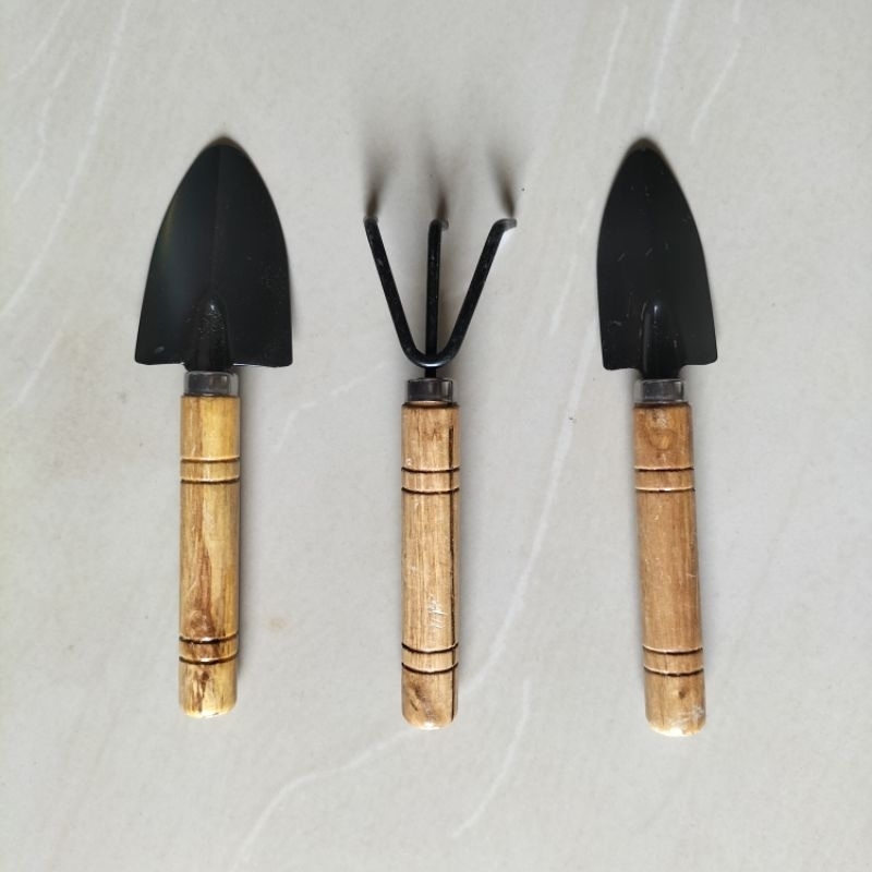 Jual 3 IN 1 MINI SET SEKOP GAGANG KAYU | Shopee Indonesia