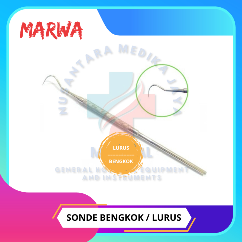 Jual Sonde bengkok atau Explorer HalfMoon // Sonde Lurus Marwa Original ...