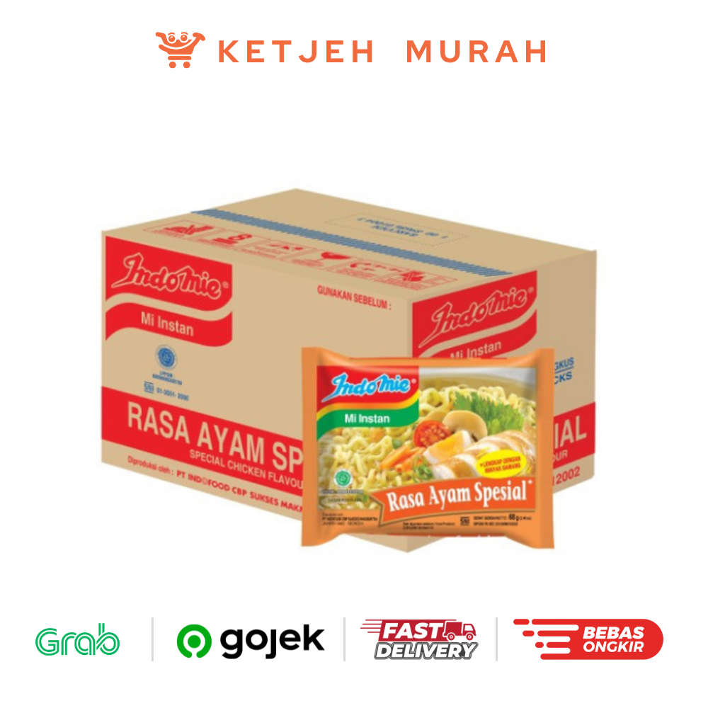 Jual Indomie Mie Instant Rasa Ayam Spesial 1 Dus isi 40 Pcs | Shopee ...