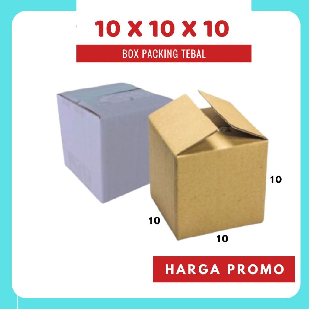 Jual kardus 10x10x10 cm A1 | box | karton | kardus polos | kardus jadi ...