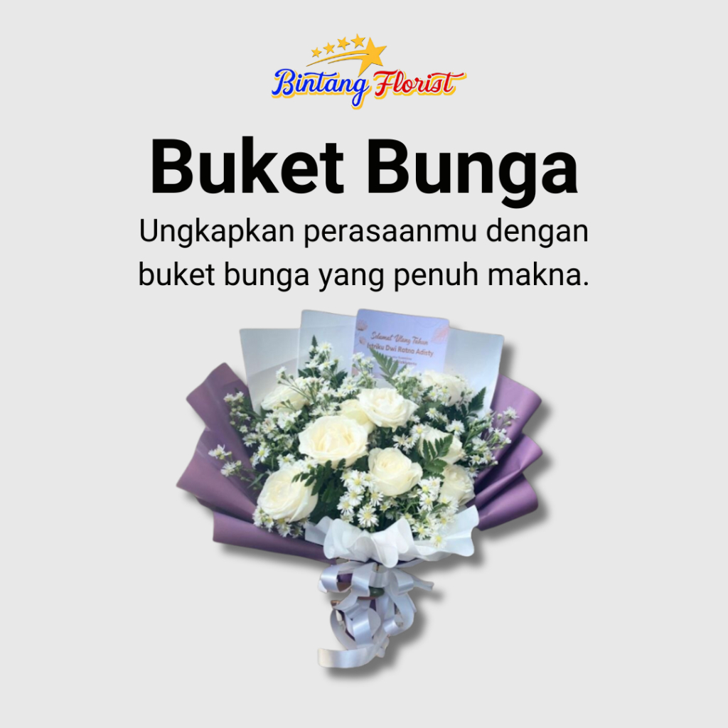 Jual Bintang Florist: Buket Bunga Mewah & Elegan - Ekspresikan Cinta ...