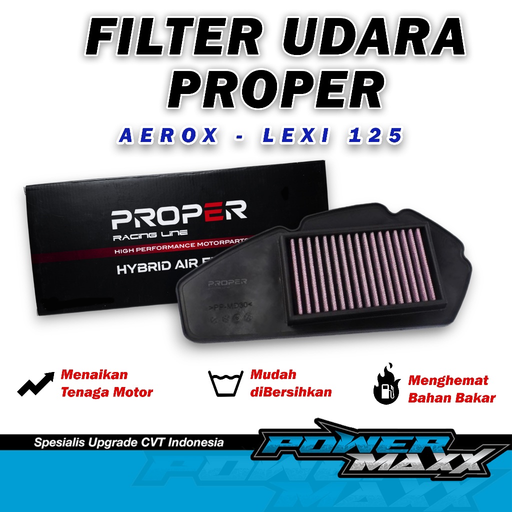 Jual FILTER UDARA SARINGAN UDARA LEXXI 125 - AEROX 155 FILTER UDARA ...