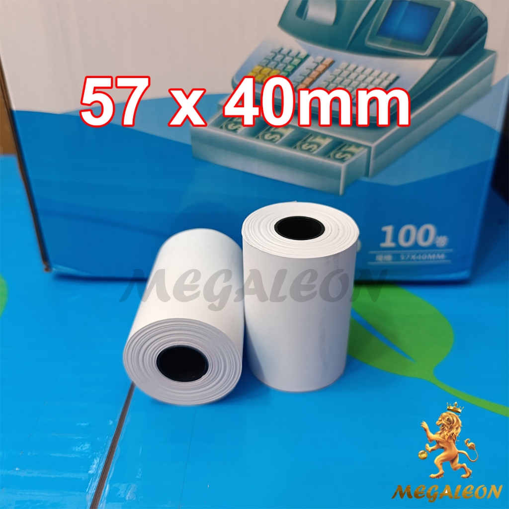 Jual Thermal Struk 57x40 Paper Roll Struk Kasir (1 PCS) | Shopee Indonesia