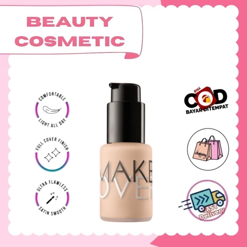 Jual MAKE OVER ULTRA COVER LIQUID MATTE FOUNDATION 33ml | Shopee Indonesia