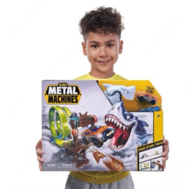 Jual Zuru Playset Metal Machine Shark Attack | Shopee Indonesia