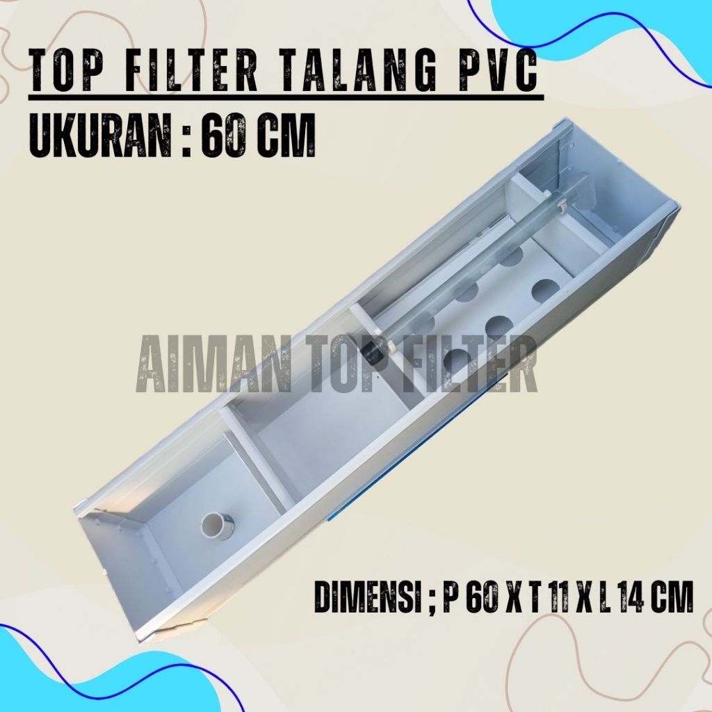 Jual FILTER TALANG 60 CM, FILTER TALANG AKUARIUM PVC, TOP FILTER TALANG ...