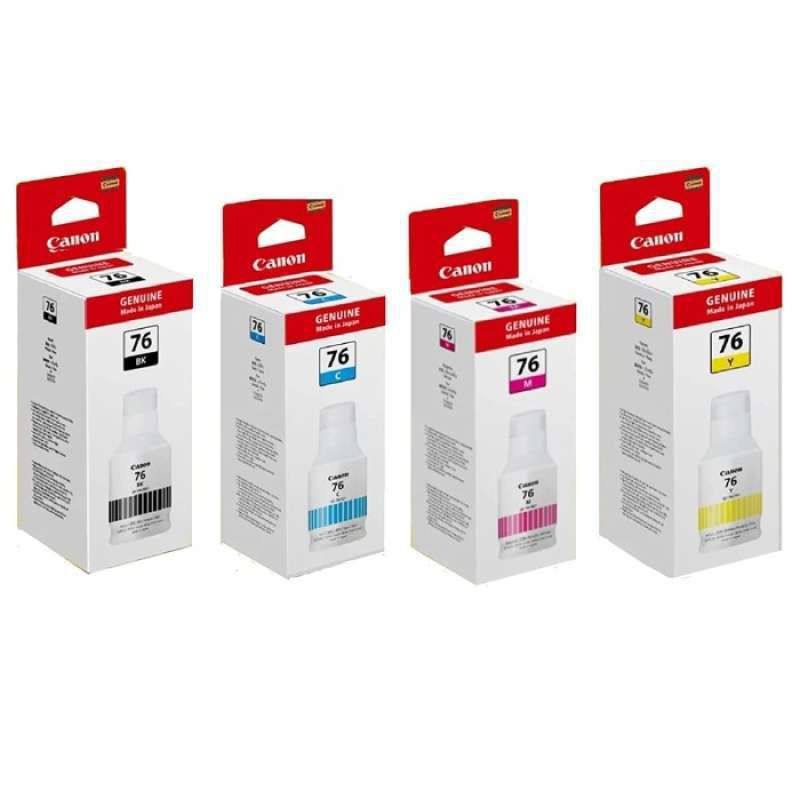 Jual TINTA CANON GL-76 1SET ORIGINAL FOR PRINTER GX7070 GX6070 | Shopee ...
