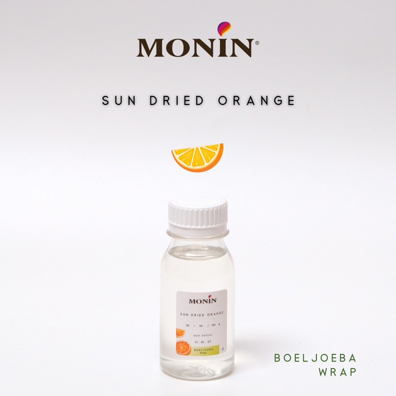 Jual Monin Sun Dried Orange Syrup Repack [30, 50, 100] g | Shopee Indonesia