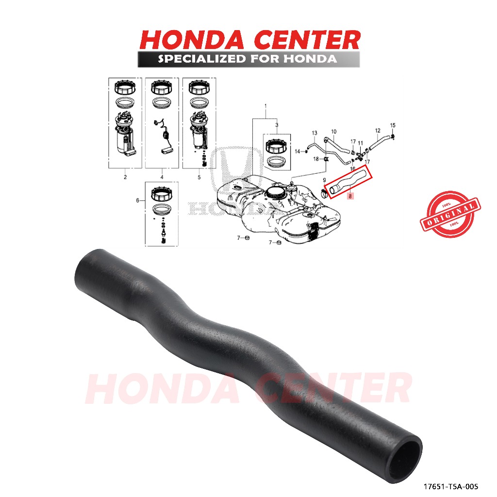 Jual Selang Slang Tube Tangki Tanki Bensin City Hatchback Hrv Jazz Gk5 ...