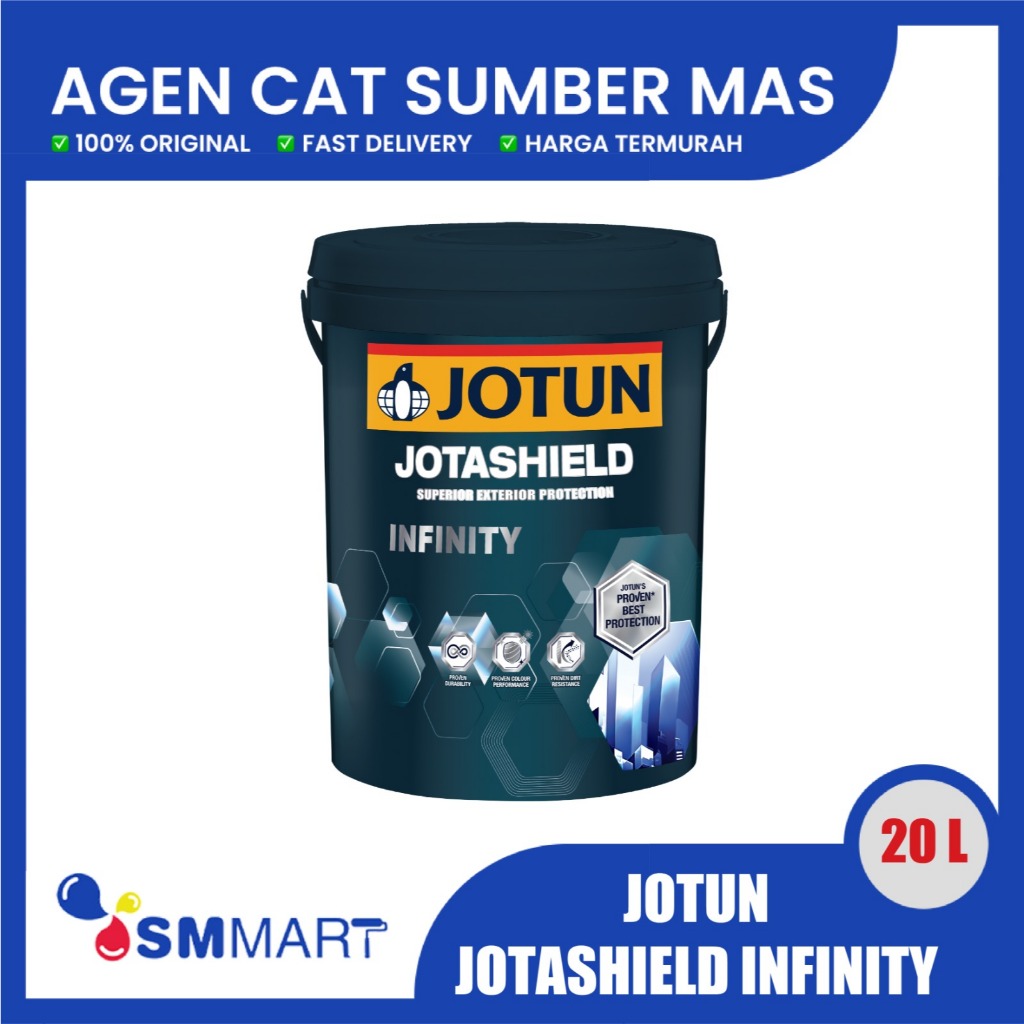 Jual JOTUN JOTASHIELD INFINITY CAT TEMBOK EXTERIOR TINTING (BISA ...