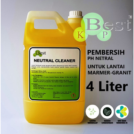 Jual NEUTRAL CLEANER (merk BEST) 4 liter | Shopee Indonesia