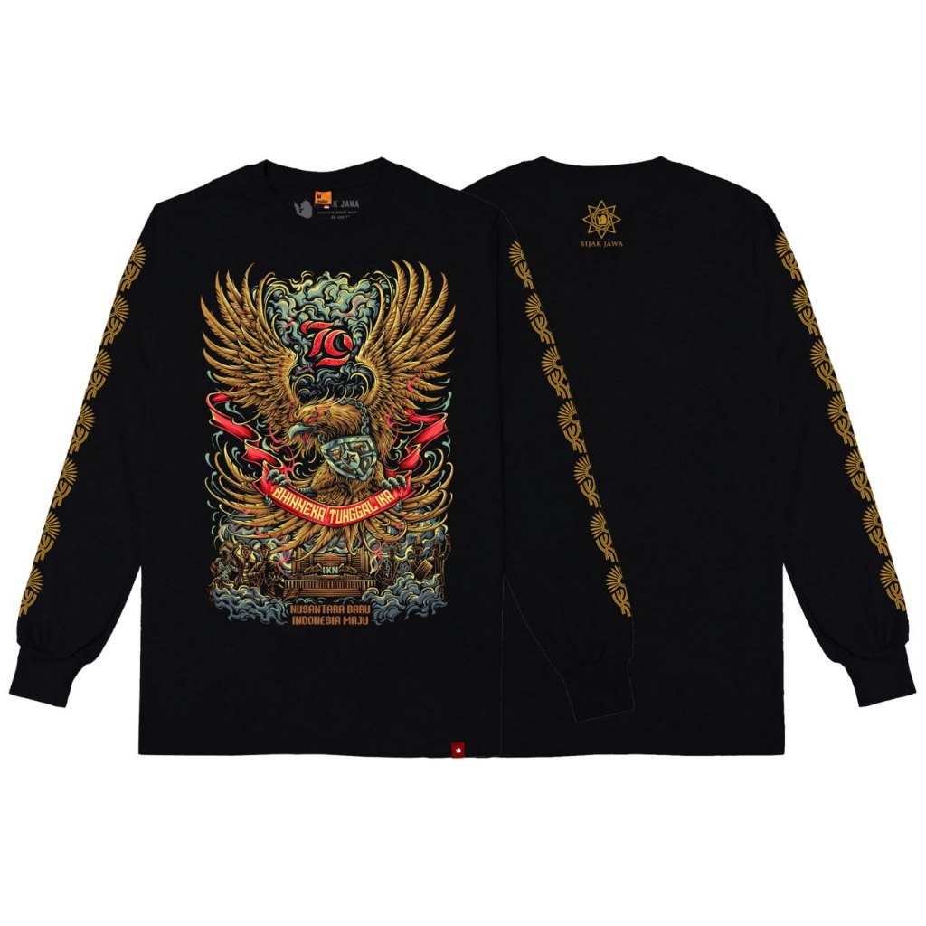 Jual PREORDER KAOS BIJAK JAWA GARUDA HUT RI 79 LENGAN PANJANG | Shopee ...
