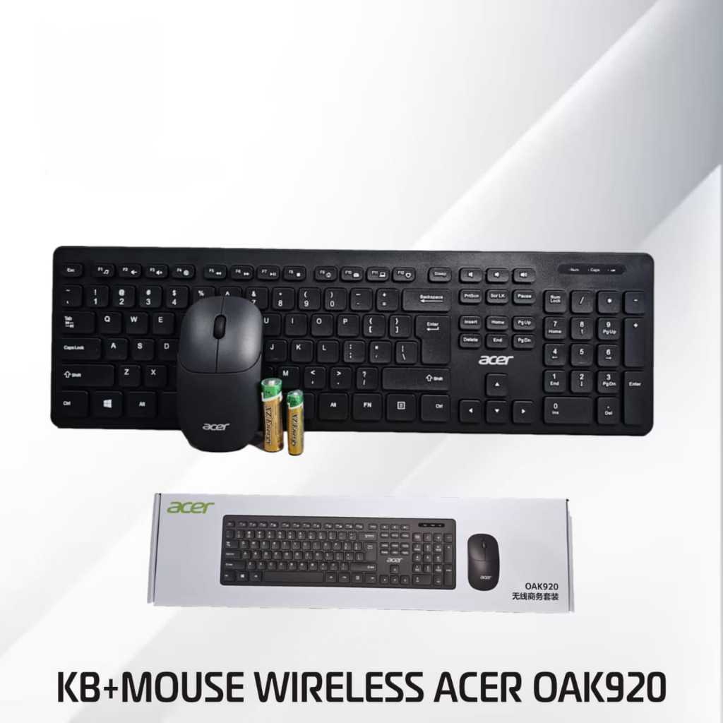 Jual Keyboard plus mouse wireless acer OAK920 keyboard dan mouse ...