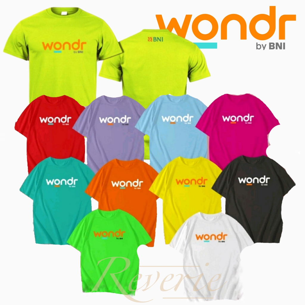 Jual KAOS WONDR BY BNI BAJU TSHIRT KANTOR SERAGAM JUMAT KARYAWAN BUMN ...