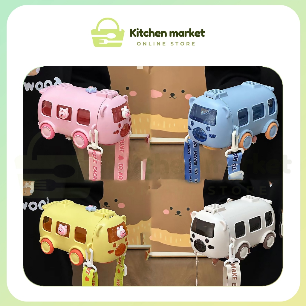 Jual Botol Minum Anak Bentuk Mobil Bus Botol Minum Karakter Mobil ...