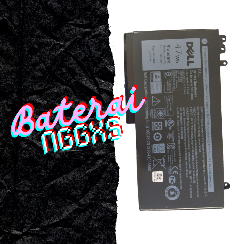 Jual Baterai Laptop Dell NGGX5 E5270 E5470 E5570 | Shopee Indonesia