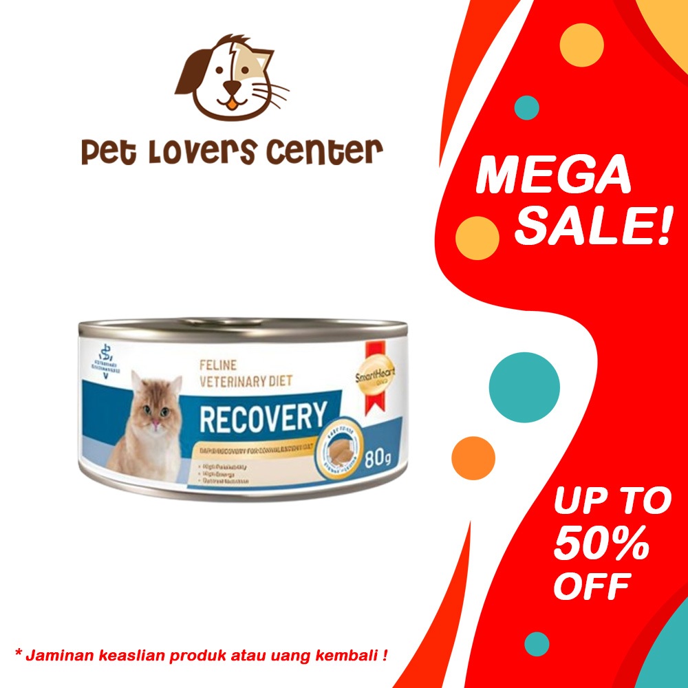 Jual SmartHeart Gold Recovery / Wet Food/ Cat Food Kaleng 80 Gram ...