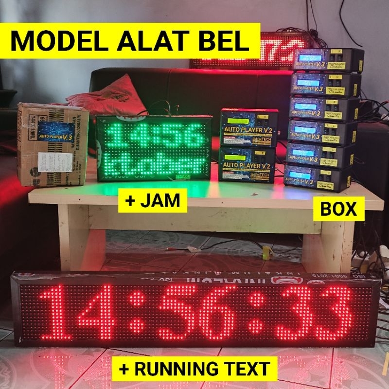 Jual Bel Sekolah Otomatis Auto Player V.3 Setting Memakai HP Android ...