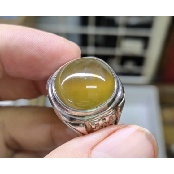 Jual Batu Natural Idocrase Bio Solar IDC020 Giwang Tanpa Mangkok Ikatan ...