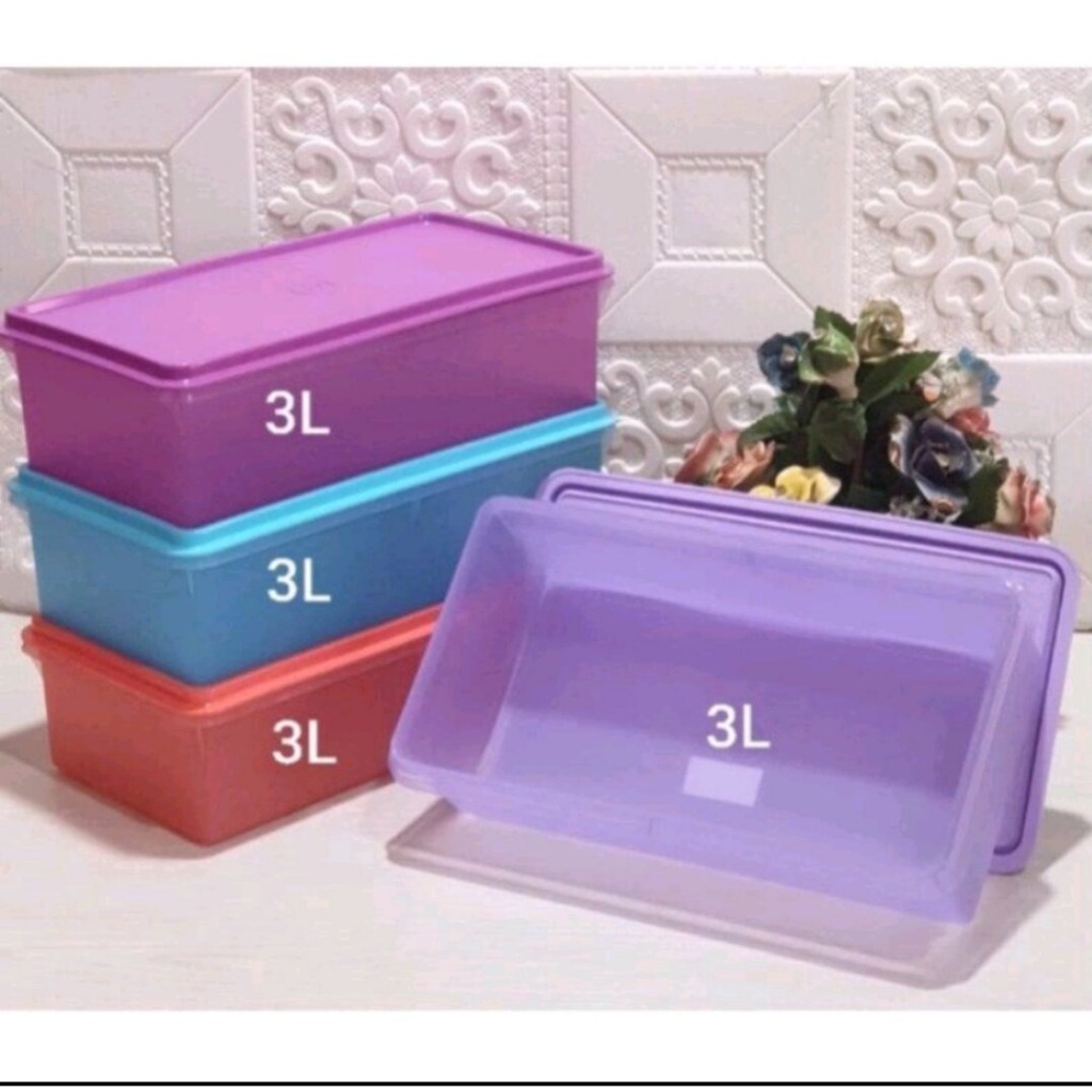 Jual Tupperware Party Keeper Wadah Serbaguna Kapasitas 3L pcs | Shopee ...