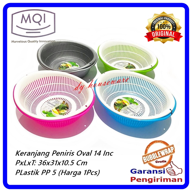 Jual Baskom Keranjang Peniris Sayur Buah Basin Oval Plastik Wadah Cuci ...