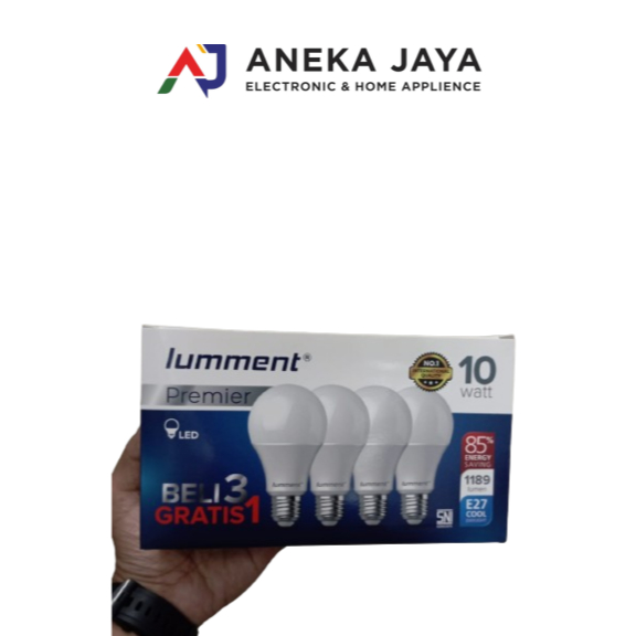 Jual LED LUMMENT PREMIER 3+1 10 WATT PUTIH | Shopee Indonesia