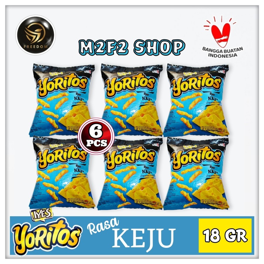 Jual Iyes Snack Yoritos Cheese Flavour | Camilan Rasa Keju Sachet - 18 ...