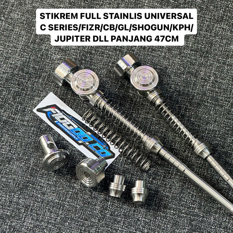 Jual STIKREM STAINLIS CB/FIZ R/GRAND/UNIVERSAL MOTOR TUAS REM STICK REM ...