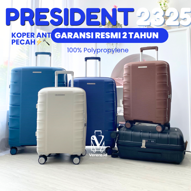 Jual Koper PRESIDENT Original 2325, 1918, 1920 Series 20 24 28 Inch TSA ...
