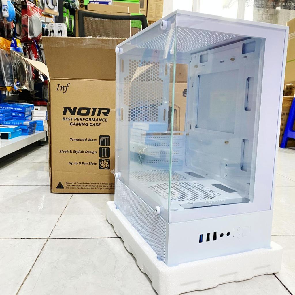 Jual Infinity NOIR Casing Komputer M-ATX Tempered Glass | Shopee Indonesia