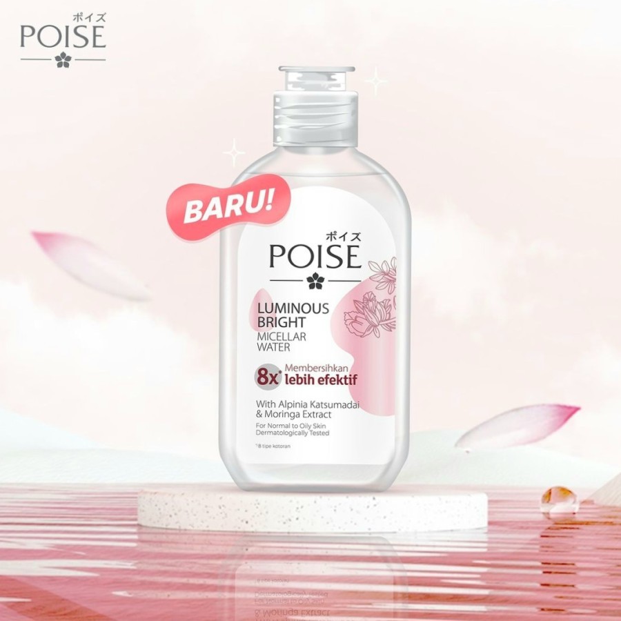 Jual POISE Luminous Bright Micellar Water 125ml | Shopee Indonesia