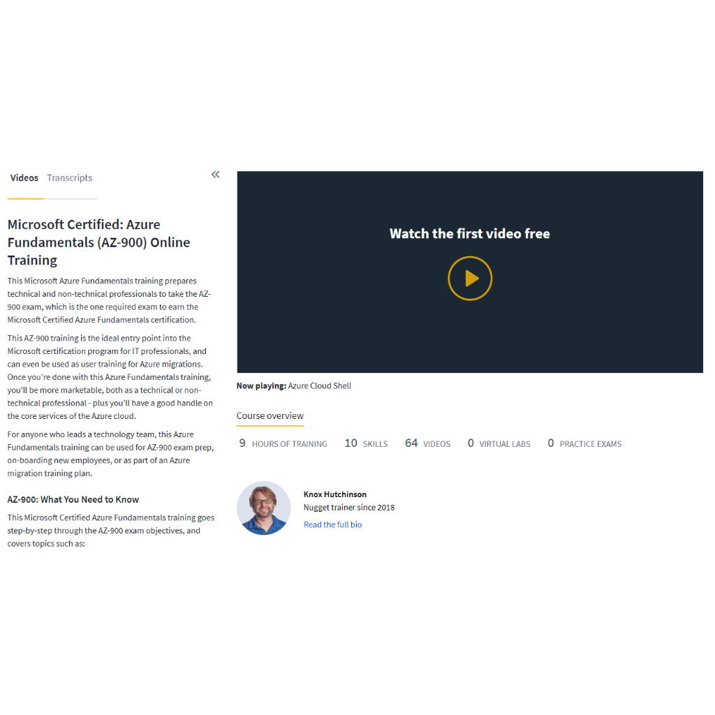 Jual CBT Nuggets - Microsoft Certified Azure Fundamentals (AZ-900) | Shopee Indonesia