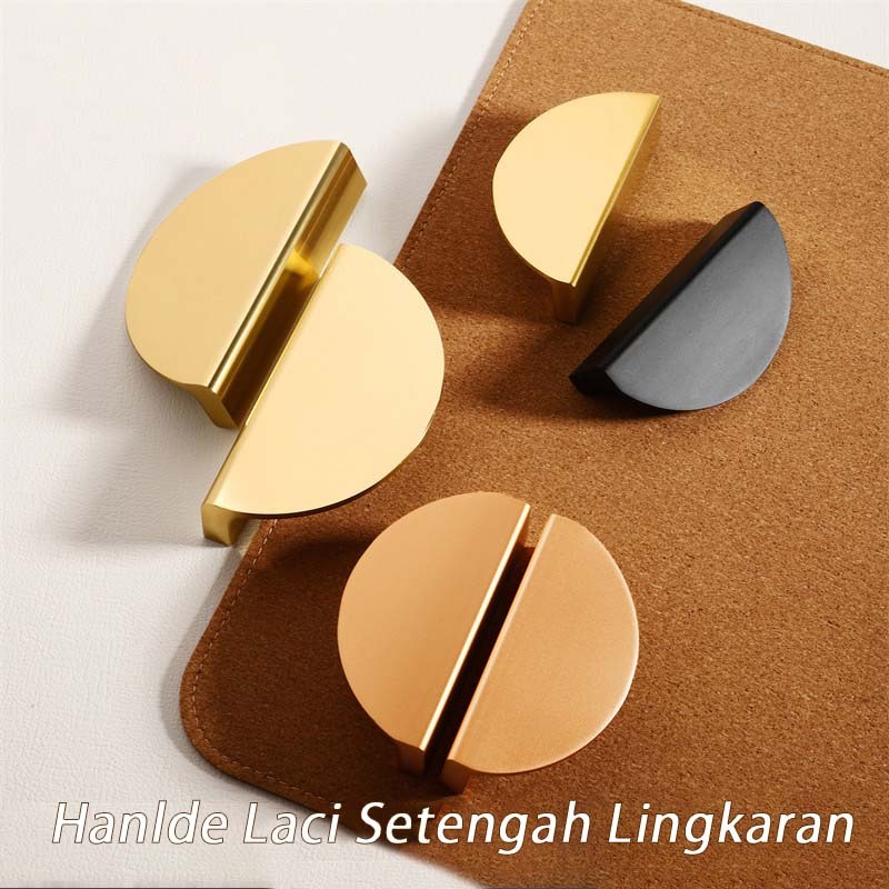 Jual Tarikan Laci Handle Setengah Lingkaran Lemari Bulat Handle Paduan ...