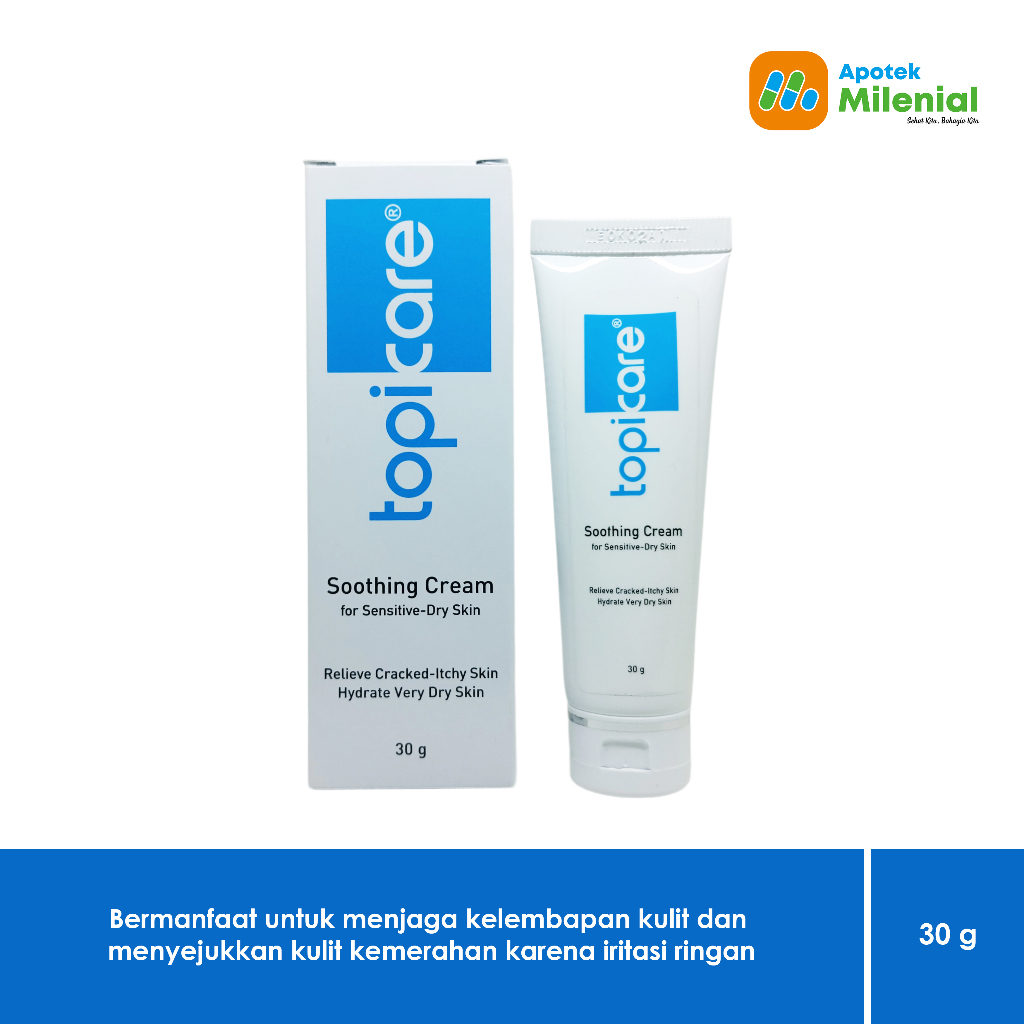 Jual Topicare Soothing Cream 30 Gram / Menjaga Kelembapan Kulit dan ...