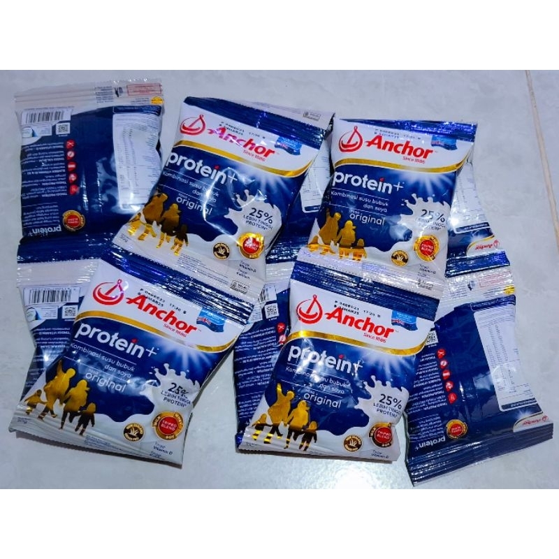 Jual SUSU ANCHOR PROTEIN PLUS ORIGINAL (1 RENCENG ISI 10 SACHET ...