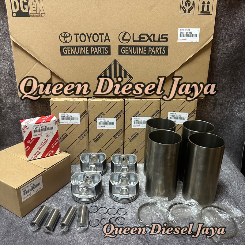 Jual Paking Overhaul / Liner Set / Liner Komplit Liner + Piston + Ring ...