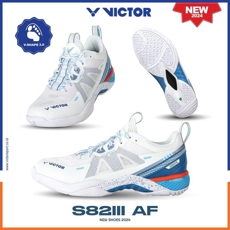 Jual Sepatu Badminton Victor S82 III AF / S 82 III AF / S82IIIAF WiDE ...